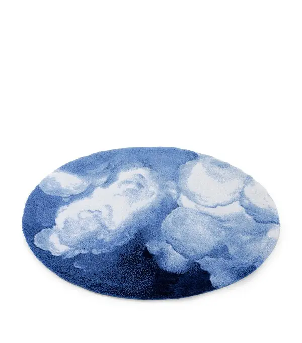 ABYSS & HABIDECOR Egyptian Cotton Walker Bath Rug - Blue