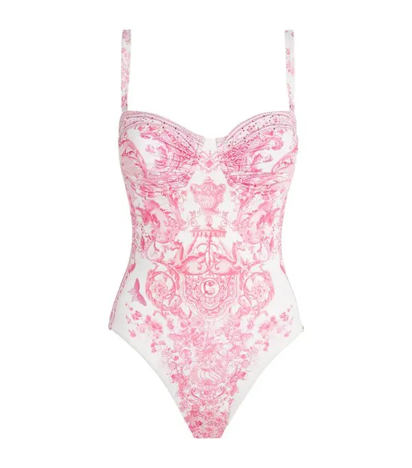 Camilla Crystal-embellished Underwired One Piece Swimsuit