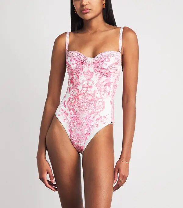 Camilla Crystal-embellished Underwired One Piece Swimsuit