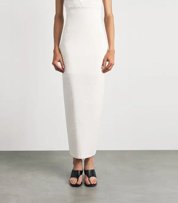 Issey Miyake High-rise Maxi Skirt