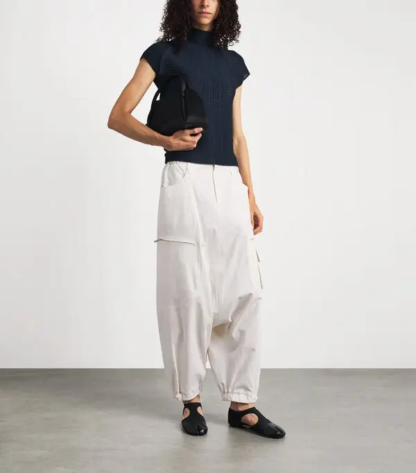 Issey Miyake Grainy Cargo Trousers