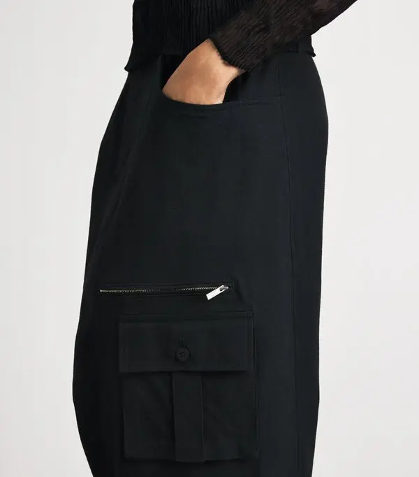 Issey Miyake Wide Leg Cargo Pants