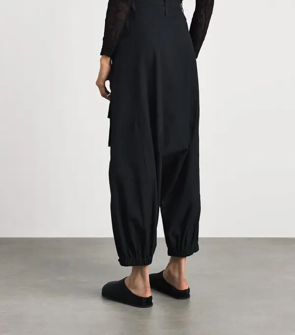 Issey Miyake Wide Leg Cargo Pants