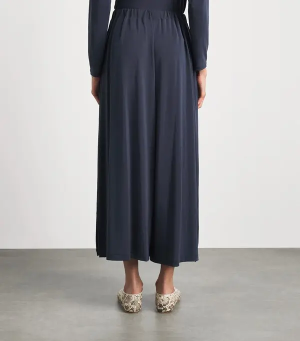 Issey Miyake Drape Jersey Cropped Trousers