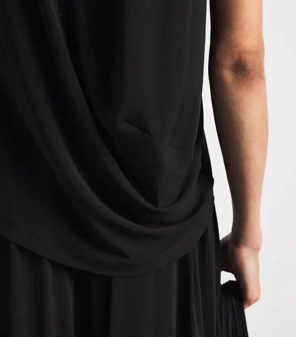 Issey Miyake Drape Jersey Sleeveless Blouse