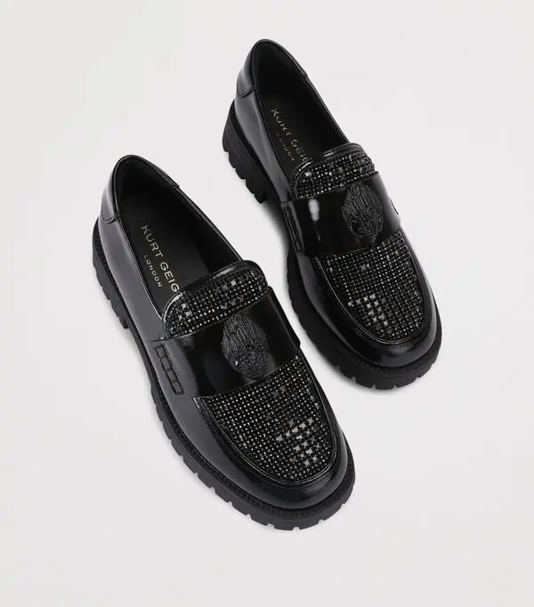 Kurt Geiger Embellished Eagle Loafers