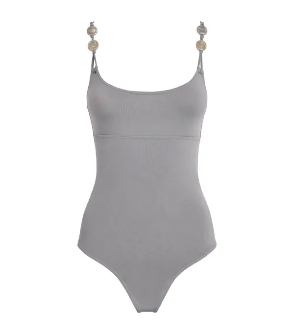 ERES Lynda Embellished Spaghetti Strap Swimsuit