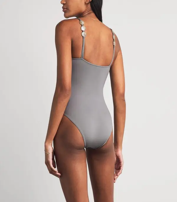 ERES Lynda Embellished Spaghetti Strap Swimsuit