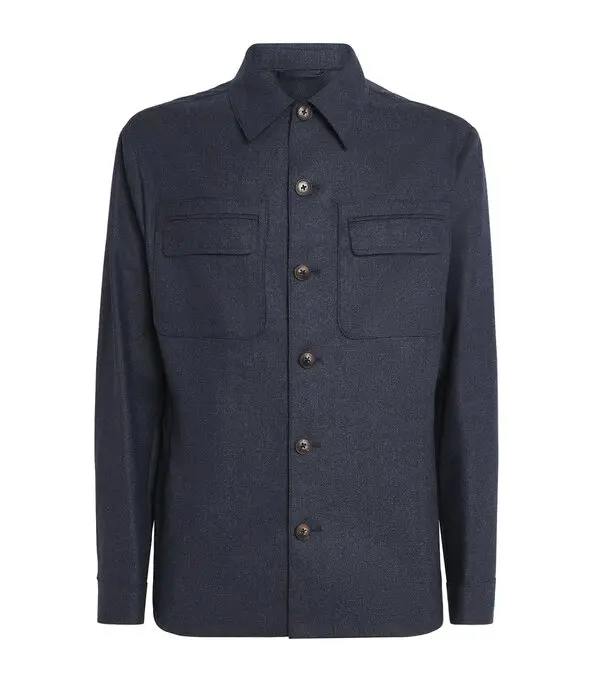 Pal Zileri Virgin Wool Overshirt