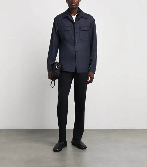 Pal Zileri Virgin Wool Overshirt
