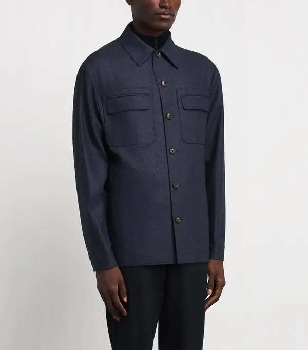 Pal Zileri Virgin Wool Overshirt