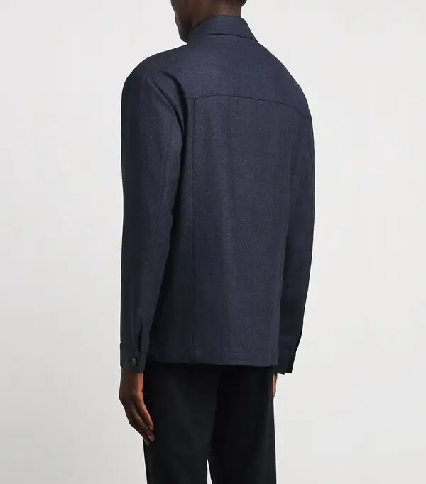 Pal Zileri Virgin Wool Overshirt