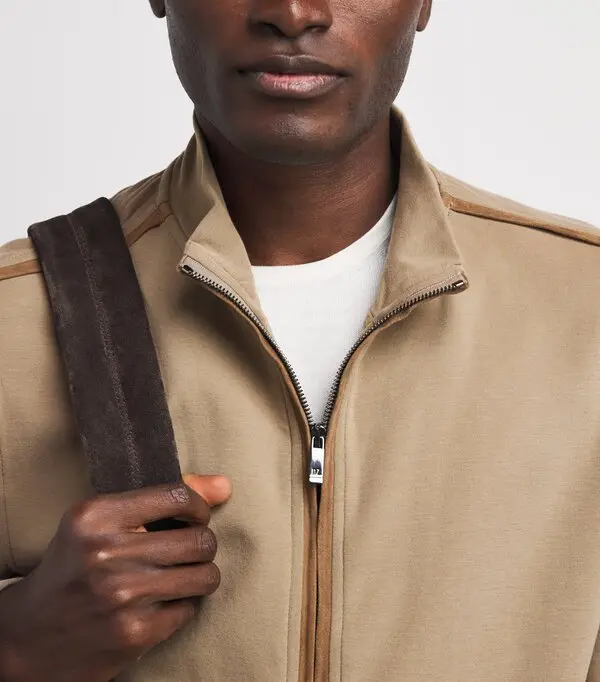 Pal Zileri Cotton-blend Zip-up Sweatshirt