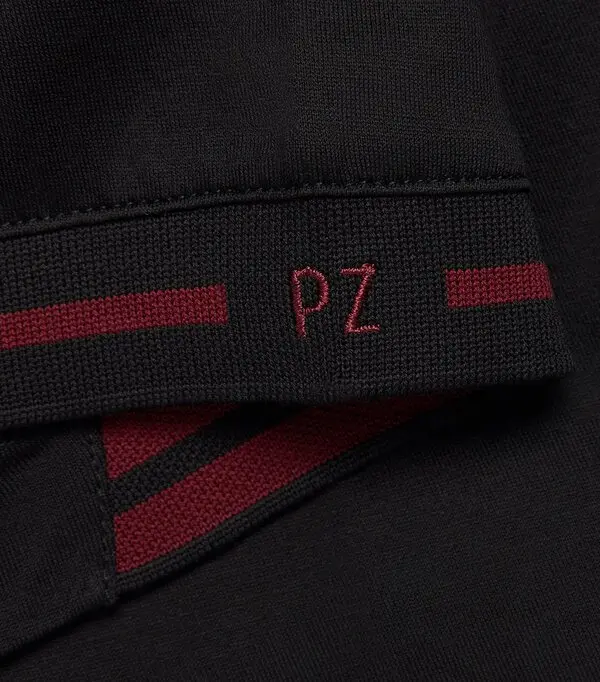 Pal Zileri Cotton Zip-up Polo Shirt