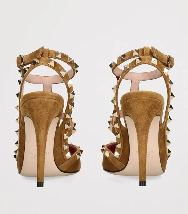 Valentino Garavani Leather Rockstud Pumps 100