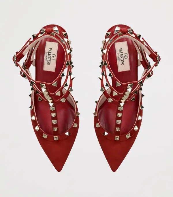 Valentino Garavani Suede Rockstud Pumps 65