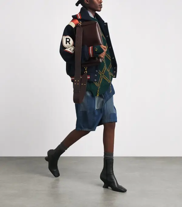 Dries Van Noten Leather Ankle Boots