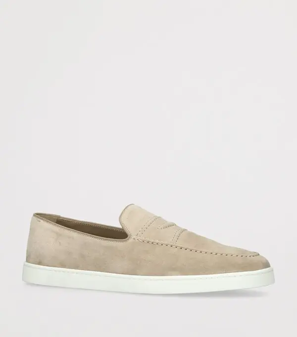 Church's Suede Peebles Slip-on Loafers - Beige