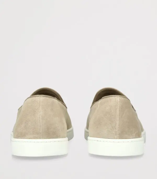 Church's Suede Peebles Slip-on Loafers - Beige