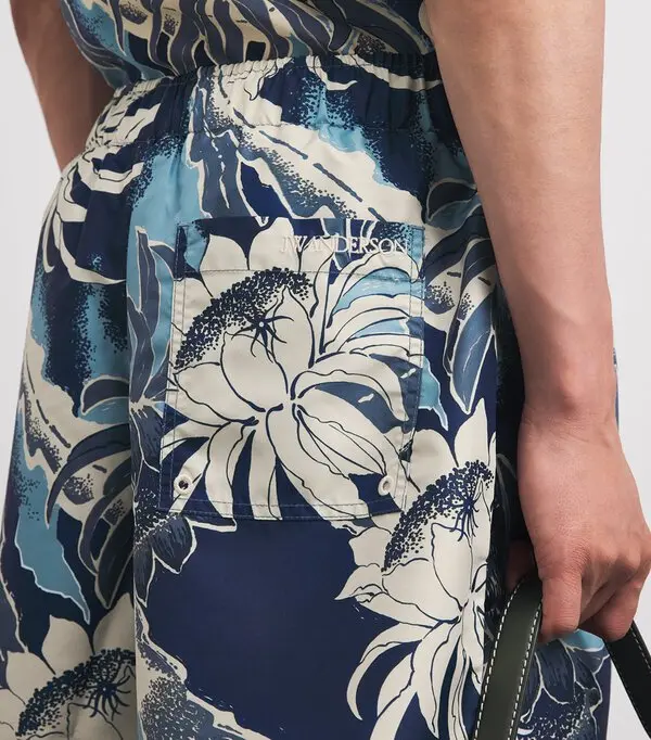 JW Anderson Floral Print Swim Shorts