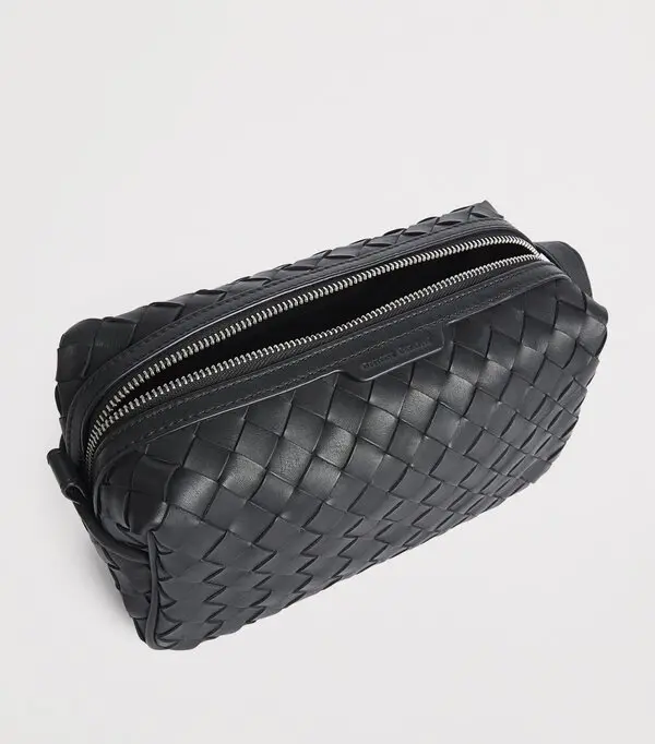 Officine Creative Woven Leather Armour 014 Wash Bag
