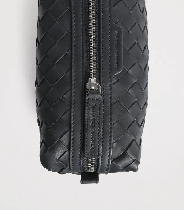 Officine Creative Woven Leather Armour 014 Wash Bag