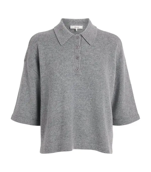 FRAME Cashmere The Academy Polo Shirt