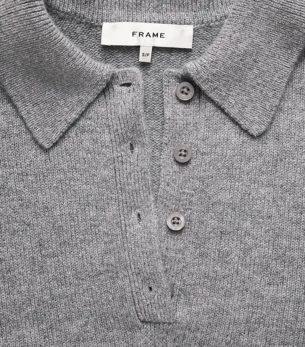 FRAME Cashmere The Academy Polo Shirt