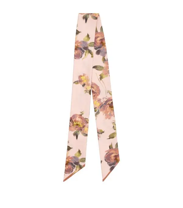 Harrods Silk Floral Scarf