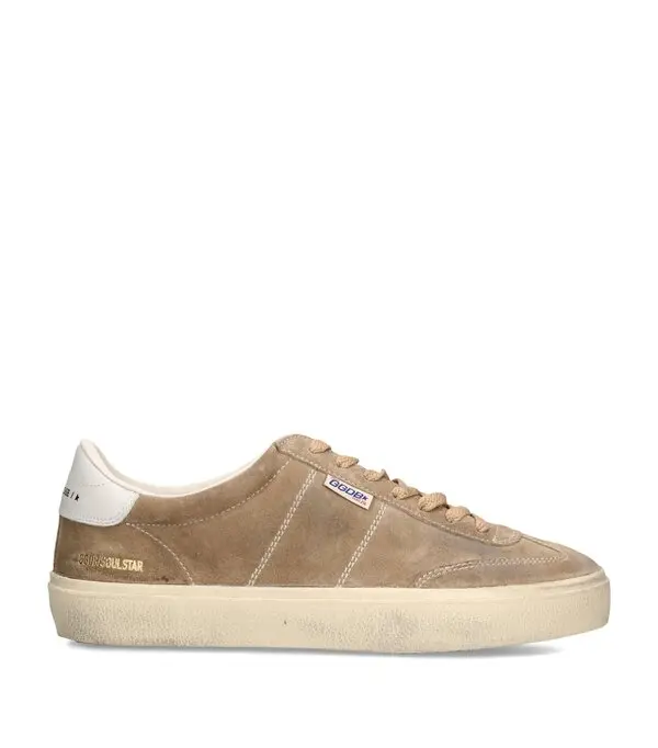 GOLDEN GOOSE Suede Soul Star Sneakers - Beige