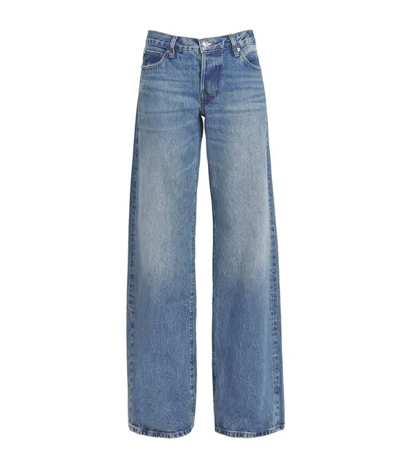 FRAME Wide Leg Jeans