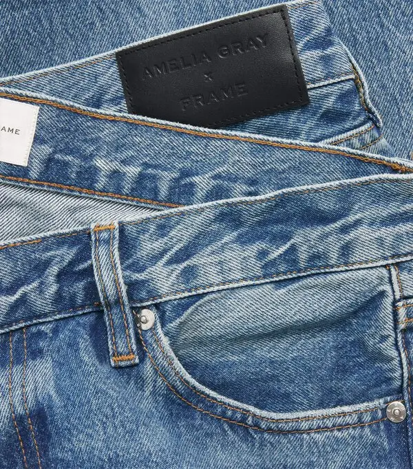 FRAME Wide Leg Jeans