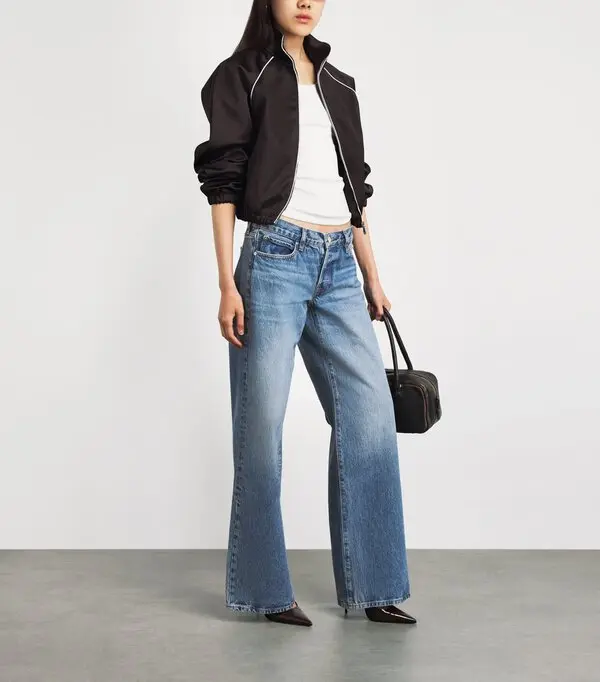 FRAME Wide Leg Jeans - Blue