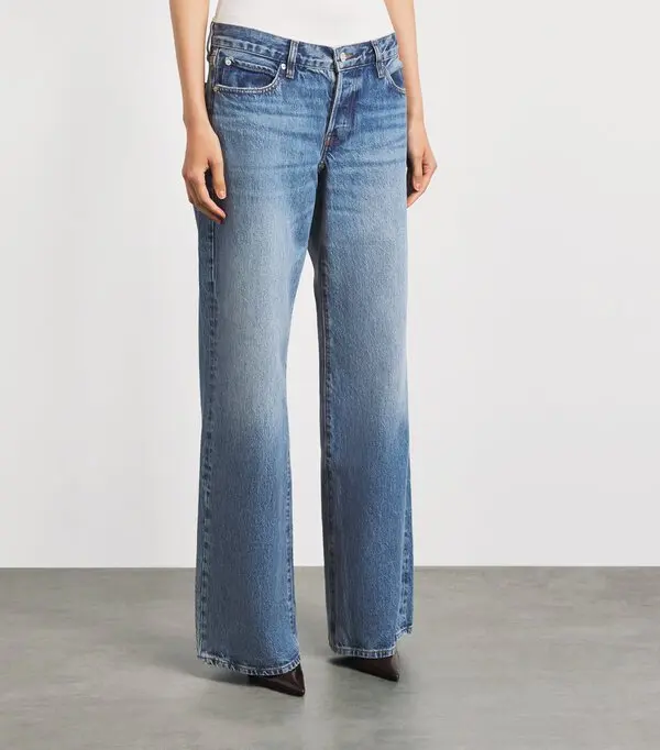 FRAME Wide Leg Jeans - Blue