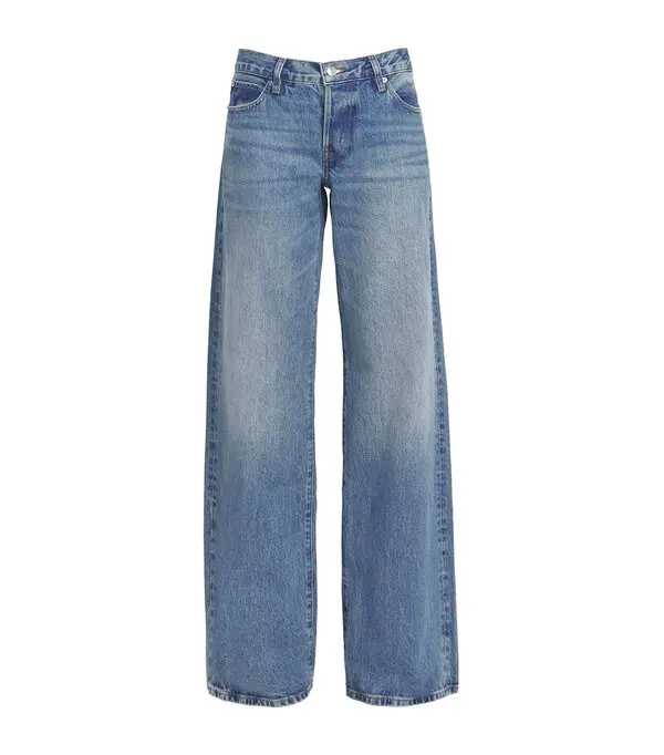 FRAME Wide Leg Jeans - Blue
