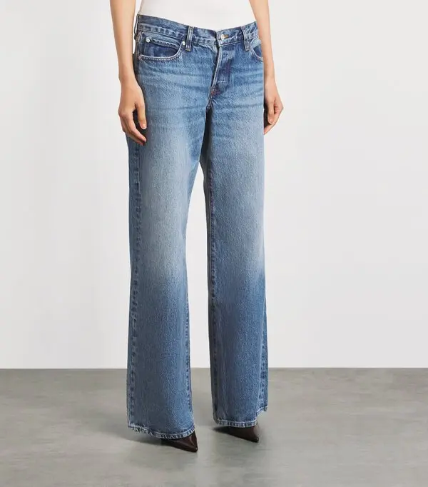 FRAME Wide Leg Jeans - Blue