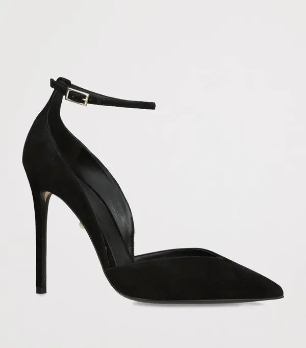 ALEVI MILANO Camilla Suede Stiletto Pumps - Black
