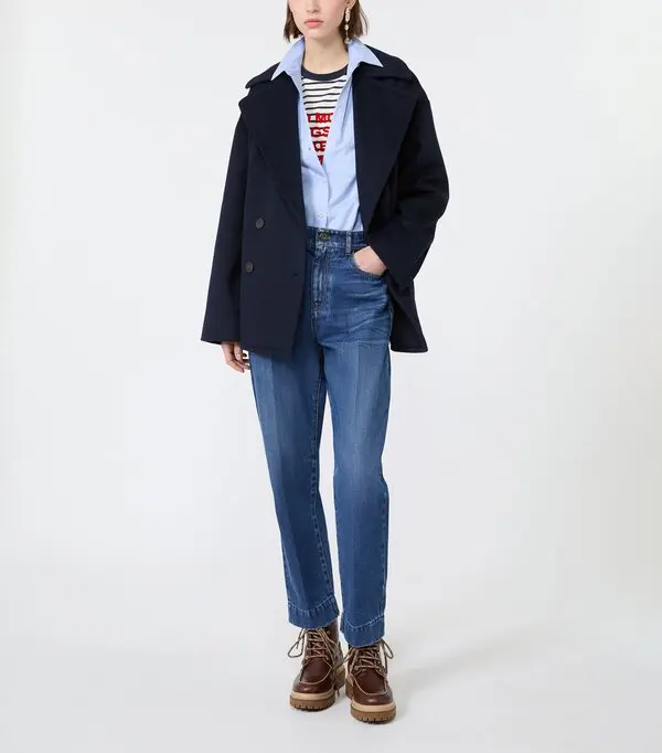 Max Mara Virgin Wool Short Coat