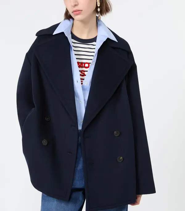 Max Mara Virgin Wool Short Coat
