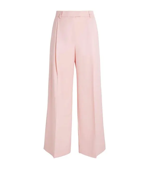 La DoubleJ Virgin Wool Straight Leg Trousers