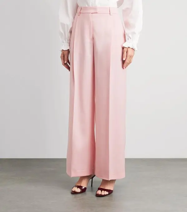 La DoubleJ Virgin Wool Straight Leg Trousers