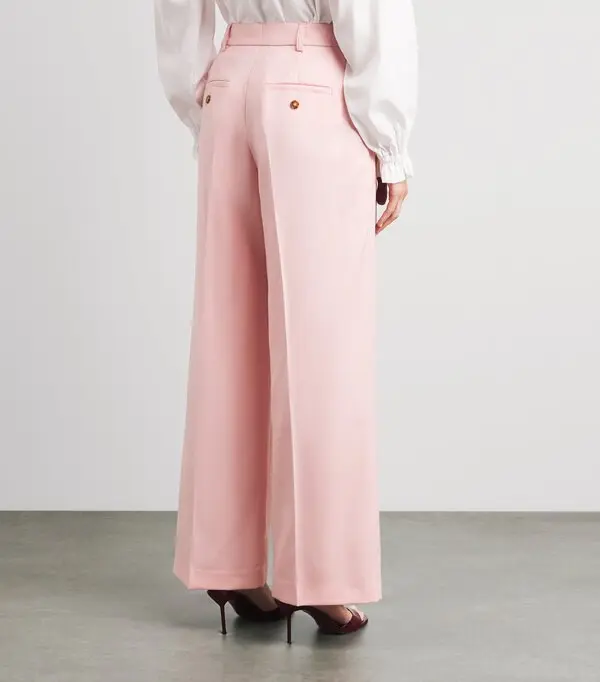 La DoubleJ Virgin Wool Straight Leg Trousers