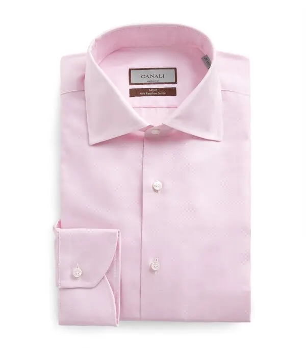 Canali Cotton Textured Shirt