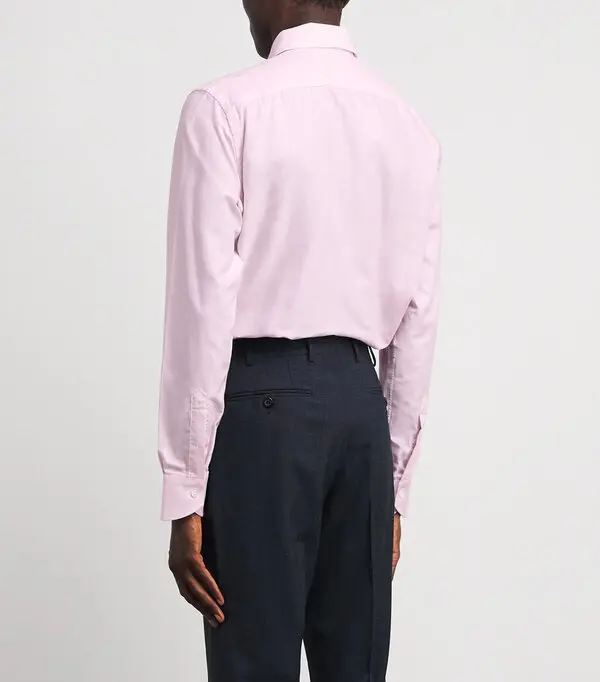 Canali Cotton Textured Shirt