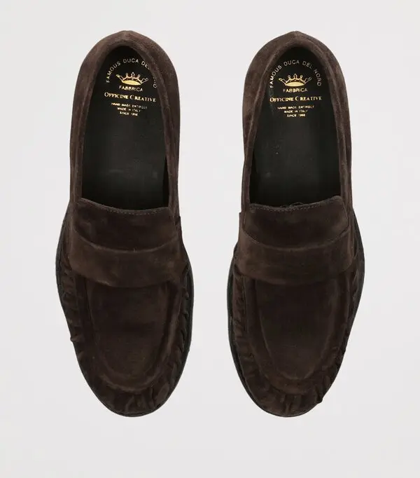 Officine Creative Suede Solitude Loafers