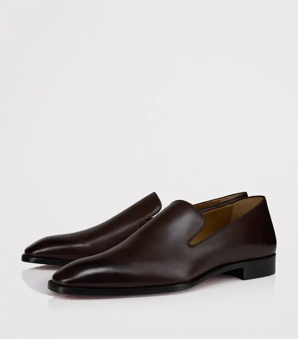 CHRISTIAN LOUBOUTIN Danny Flex Leather Loafers