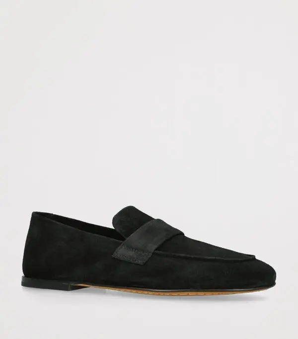 Officine Creative Suede Blair Loafers - Black