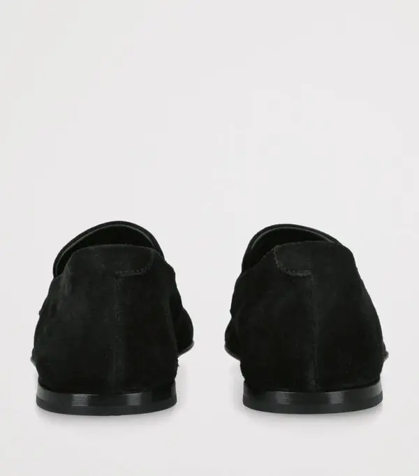 Officine Creative Suede Blair Loafers - Black