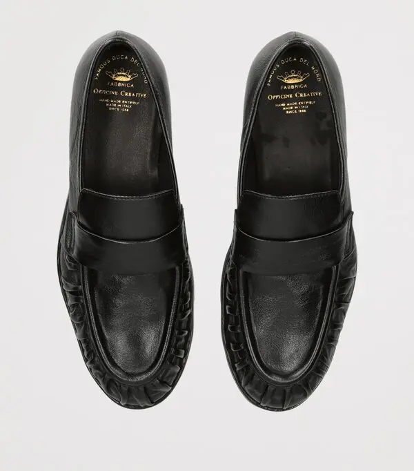 Officine Creative Leather Solitude Penny Loafers