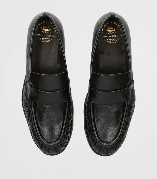 Officine Creative Leather Solitude Penny Loafers